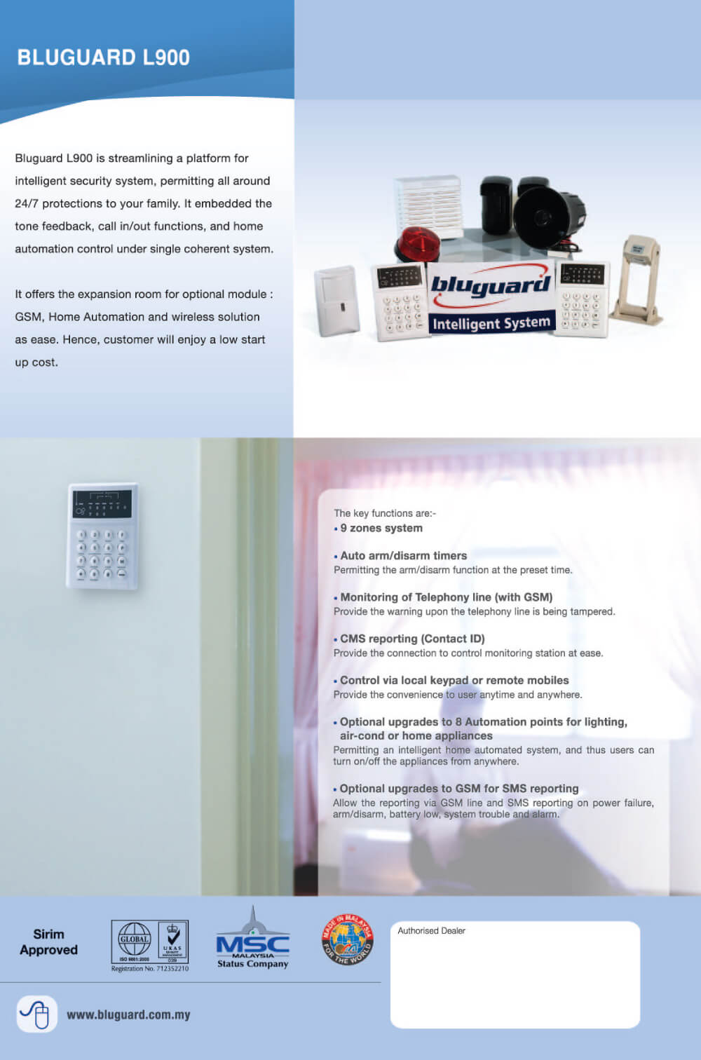 Office Alarm System | Kuching Office Supplier - Flexxo